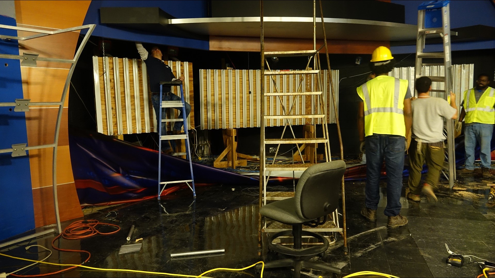 PHOTOS: Demolition of 13WMAZ news studio continues | 13wmaz.com