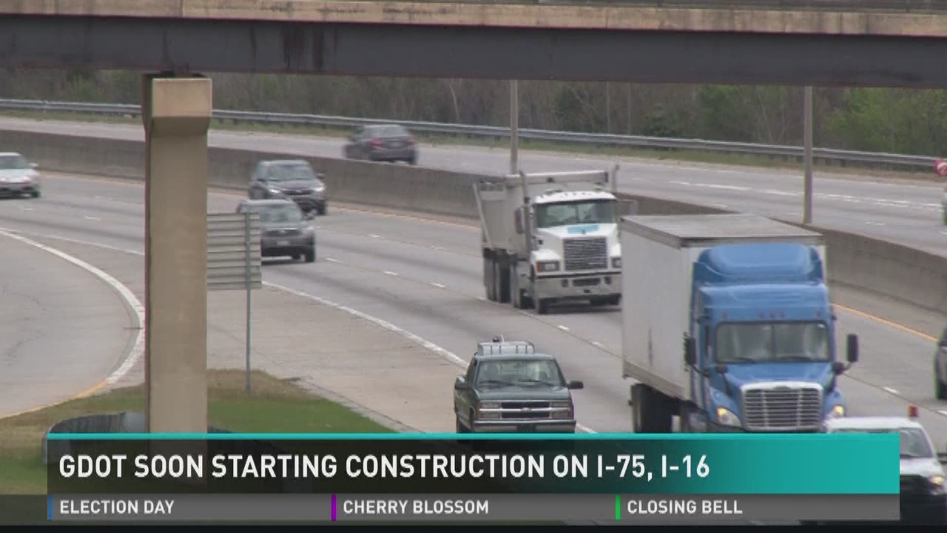 GDOT soon starting construction on I-75, I-16 | 13wmaz.com