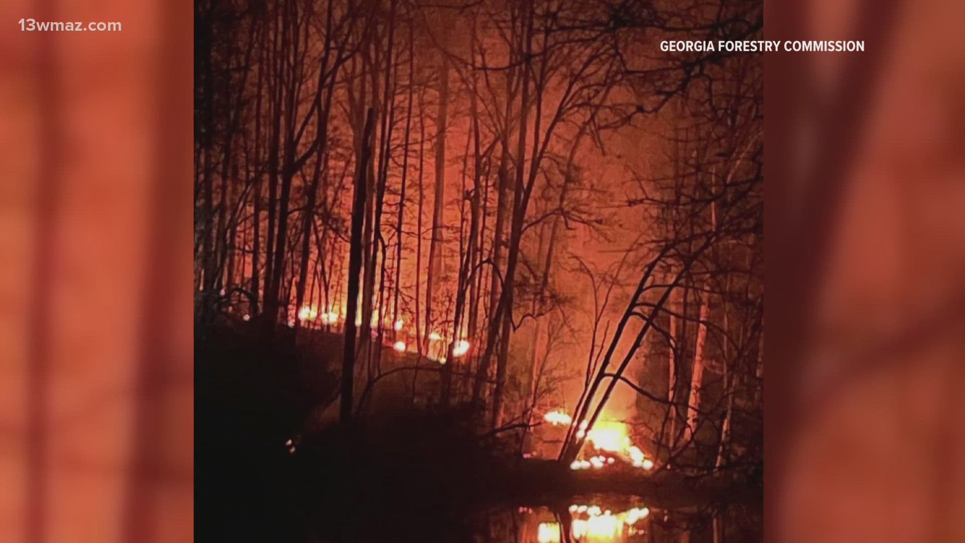 Fires breaking out across Central Georgia due to heavy winds | 13wmaz.com