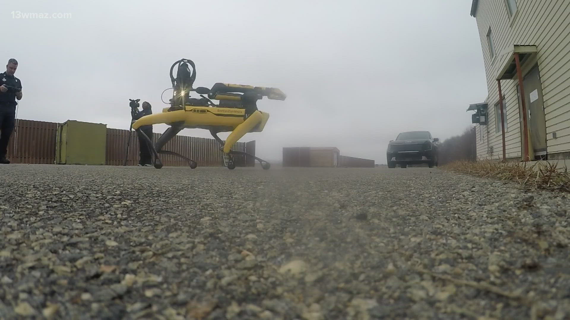 How a robotic dog is helping Robins AFB's fire department in a wide ...