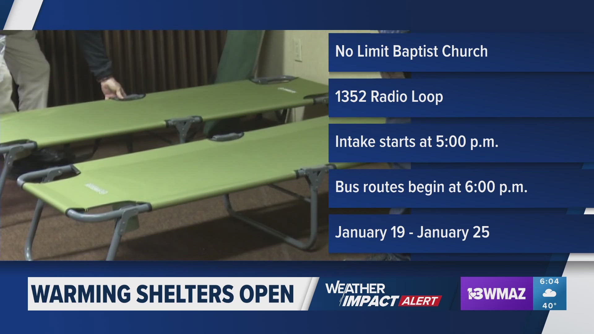 A current list of the various shelters taking people in ahead of winter ...