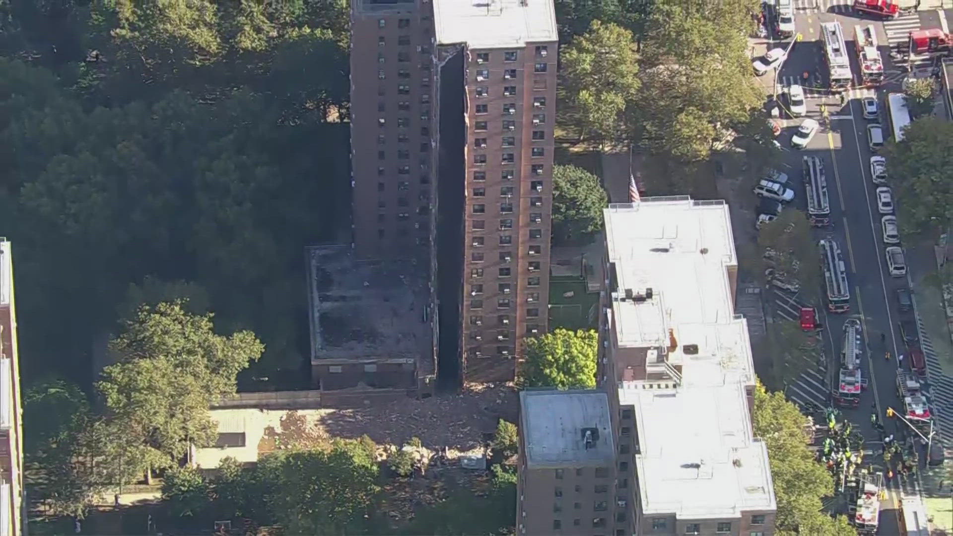 BREAKING: Explosion at Bronx apartment complex leads to partial building collapse | 13wmaz.com