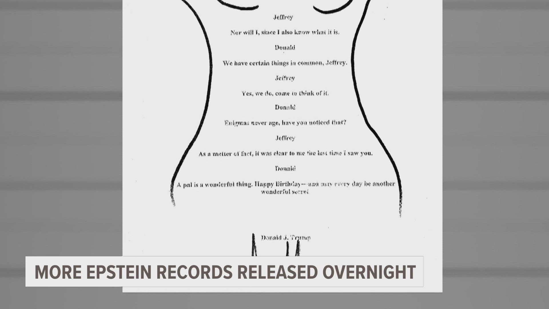 Congress obtains Trump's supposed birthday card in Jeffrey Epstein's ...