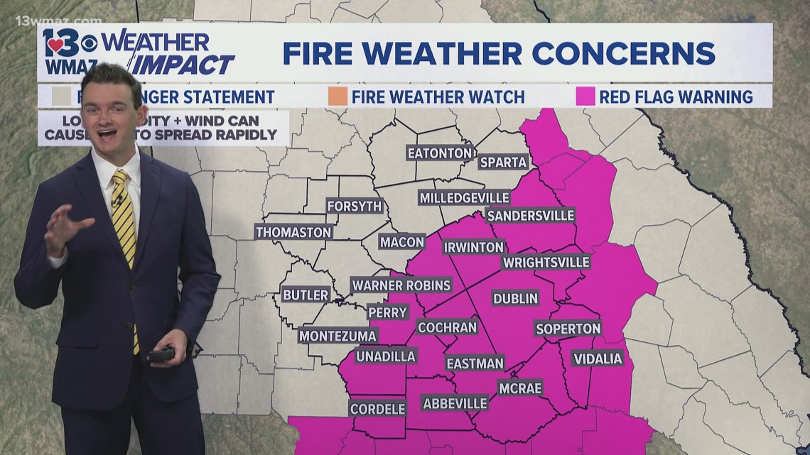 Slightly cooler and windy on Wednesday afternoon. (Local Weather Update ...