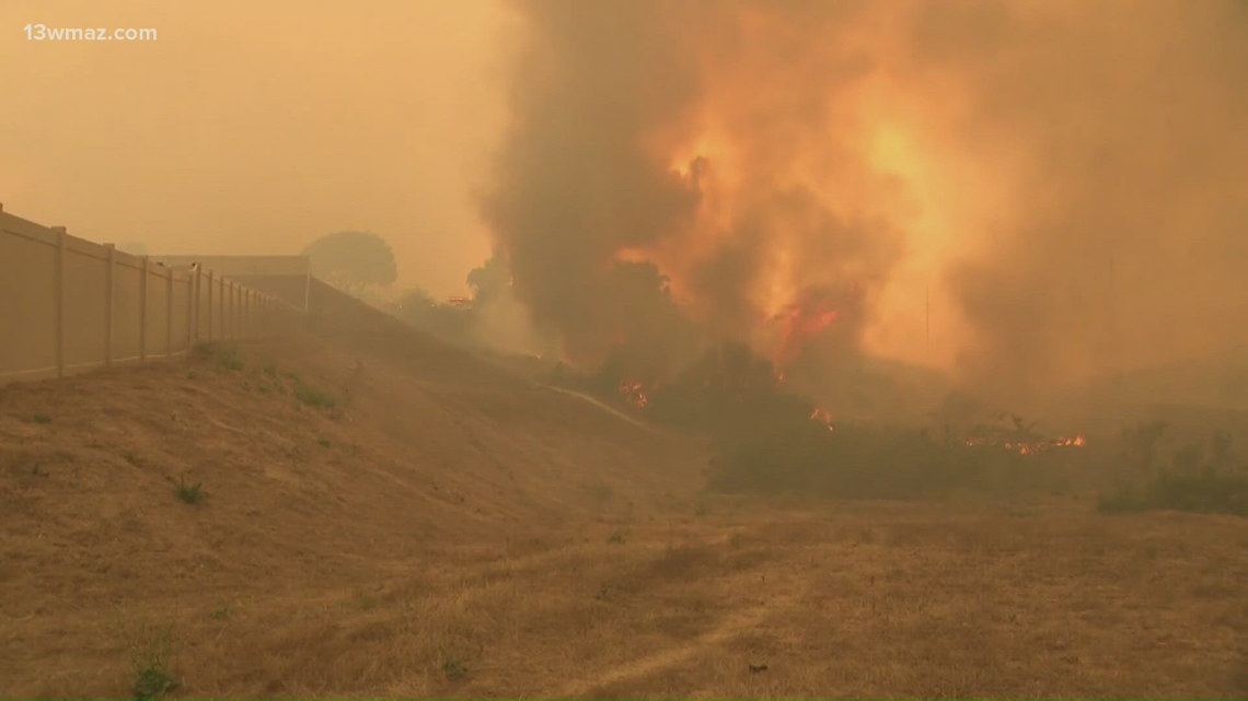 Wildfires in California force thousands to evacuate, triggers air ...
