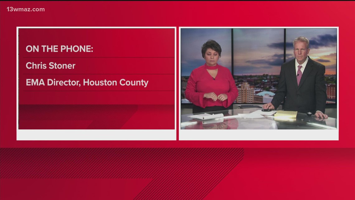 Houston County EMA director Chris Stoner speaks after storms leave ...