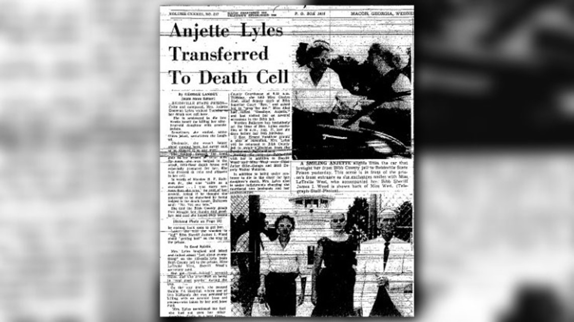 Macon killer Anjette Lyles poisoned 4 family members in 1958 | 13wmaz.com