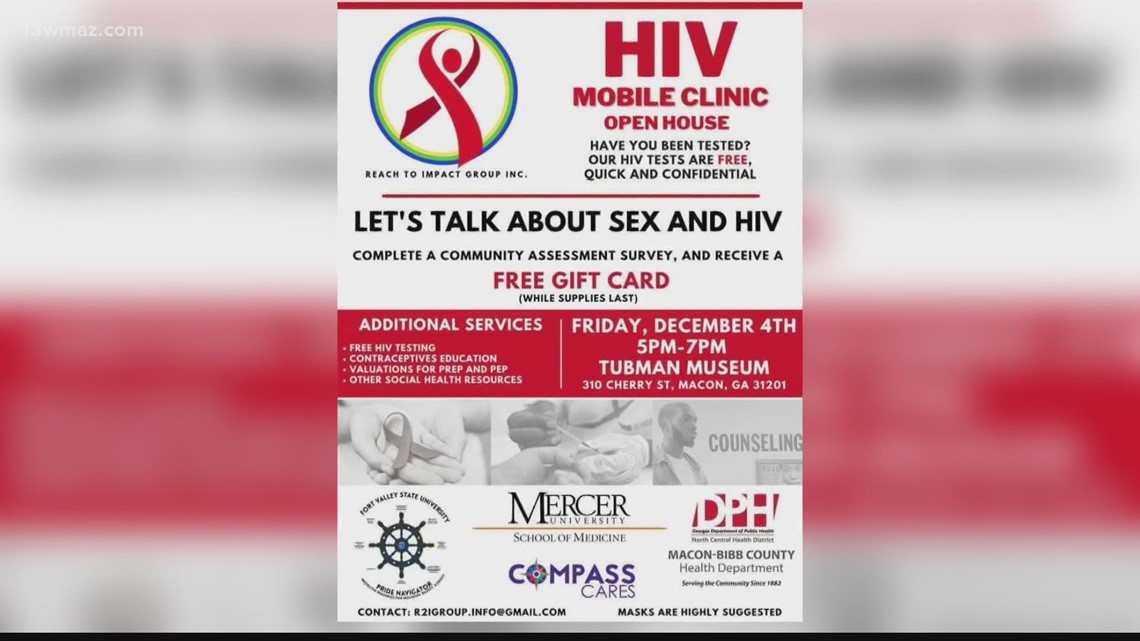 Macon group hosts mobile HIV clinic at Tubman Museum | 13wmaz.com