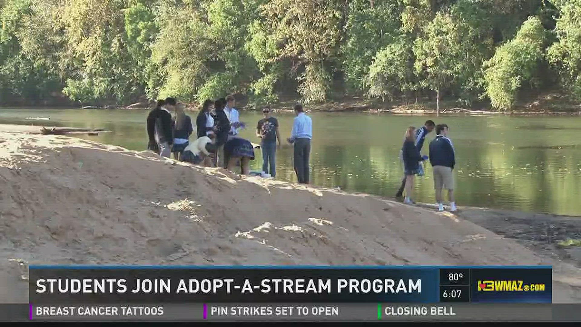 High school students join Georgia Adopt-a-Stream program | 13wmaz.com