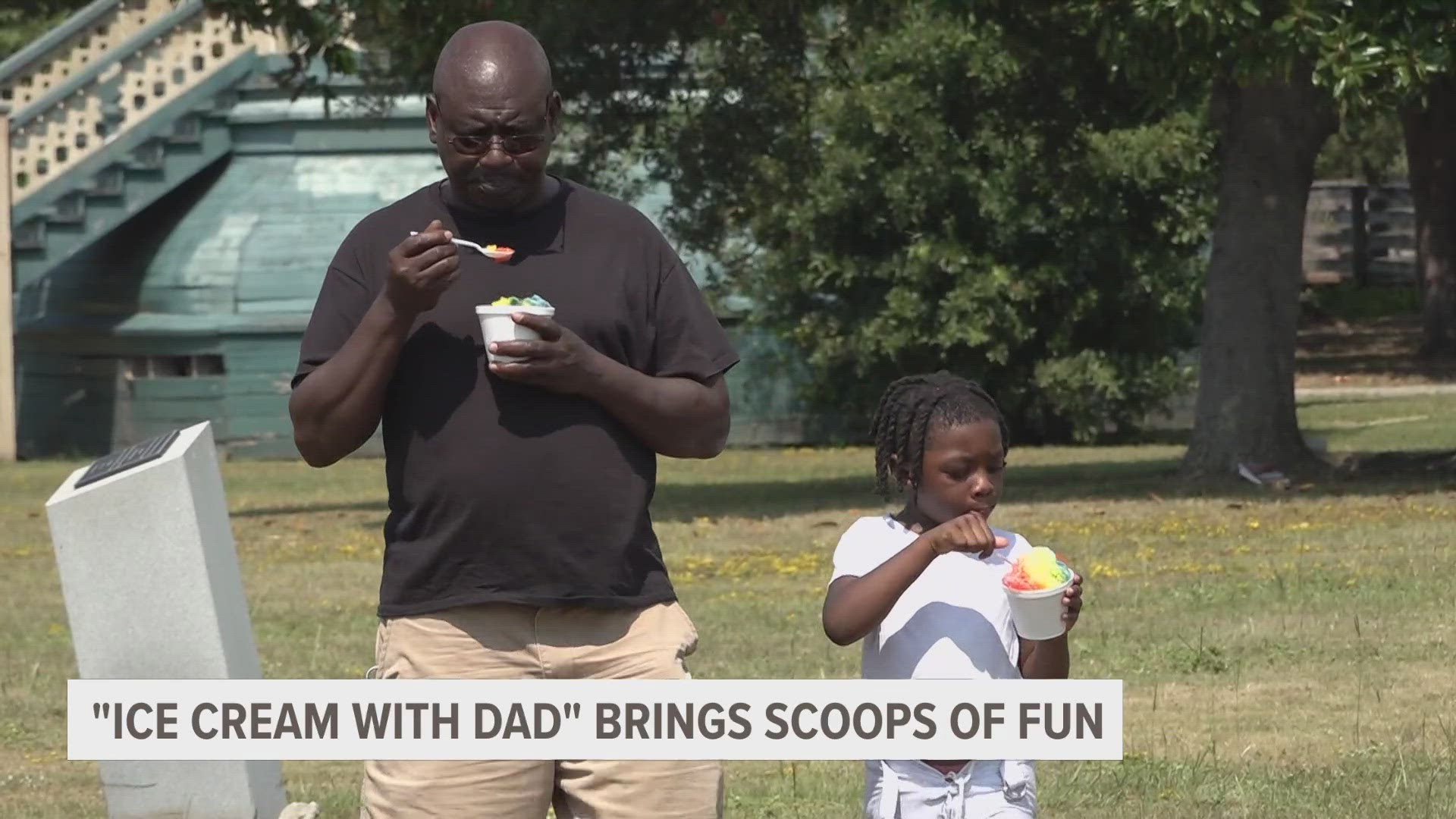 Macon families celebrate with 'Ice Cream with Dad' event | 13wmaz.com