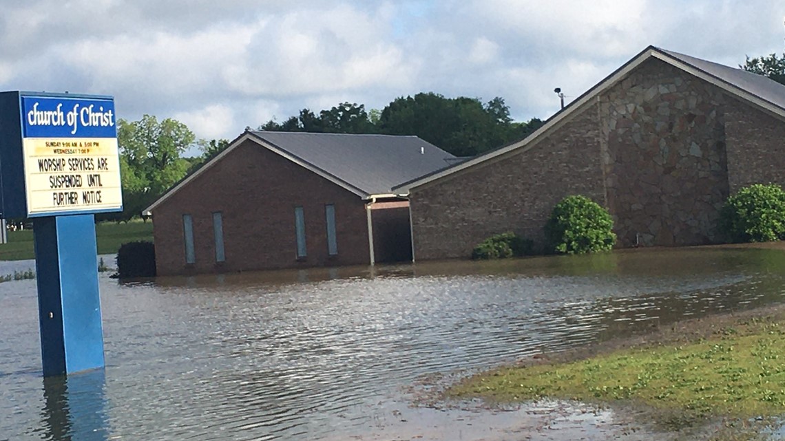 Impressive rainfall causes minor flooding across Central Georgia ...