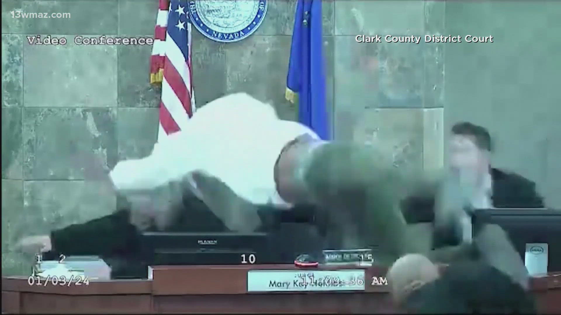 Man captured on camera attacking Las Vegas judge learns sentence ...