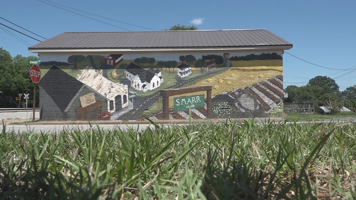 Smarr community paints town's history on mural | 13wmaz.com