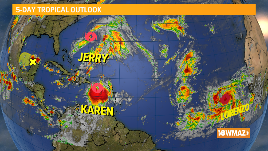 TROPICS | Monitoring three tropical storms in the Atlantic | 13wmaz.com