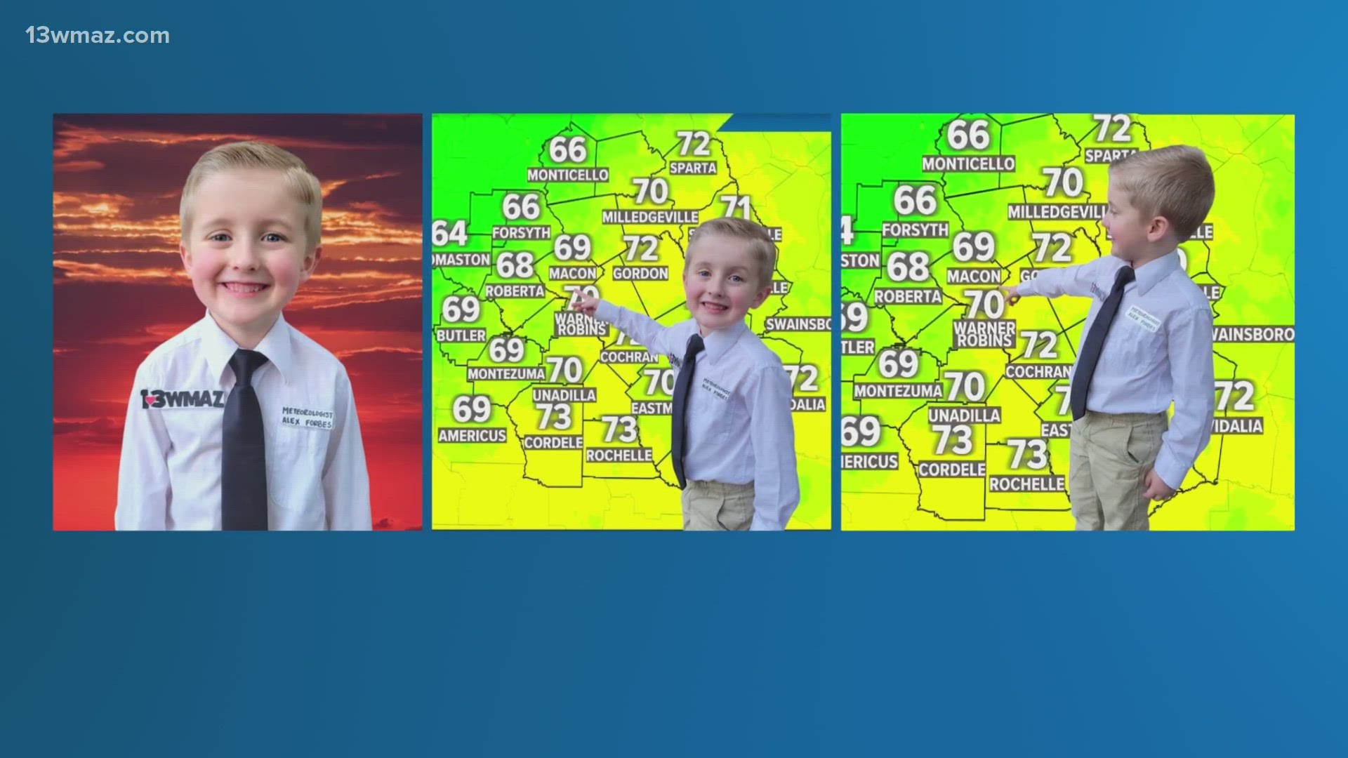 WATCH: A 5-year-old dressed up as WMAZ's Alex Forbes for career day ...