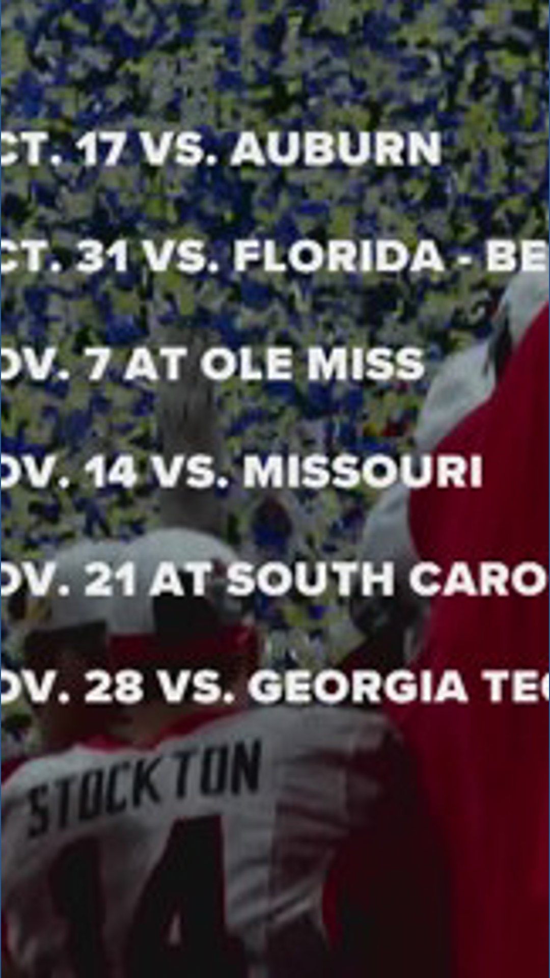Georgia football's 2026 schedule announced | Here's who the Bulldogs ...