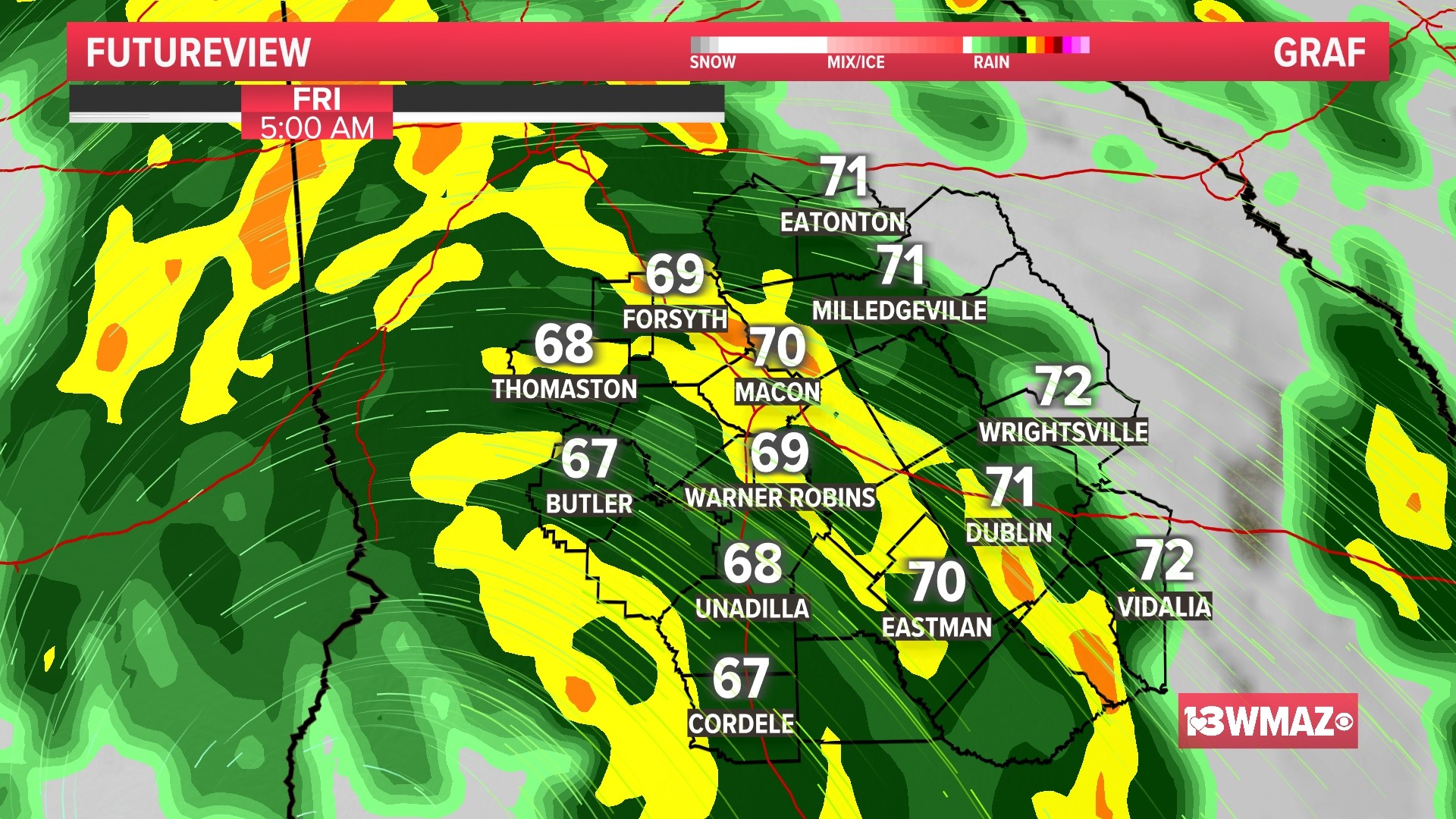Live tracking Tropical Storm Nicole as it moves into Georgia | 13wmaz.com