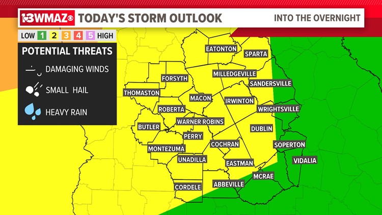 7-day weather forecast | 13wmaz.com