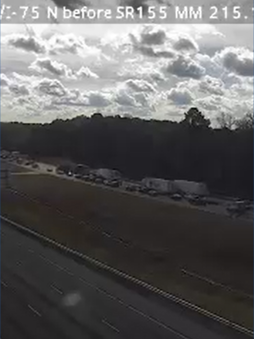 Lanes reopened, but traffic still somewhat heavy on I-75 north heading ...