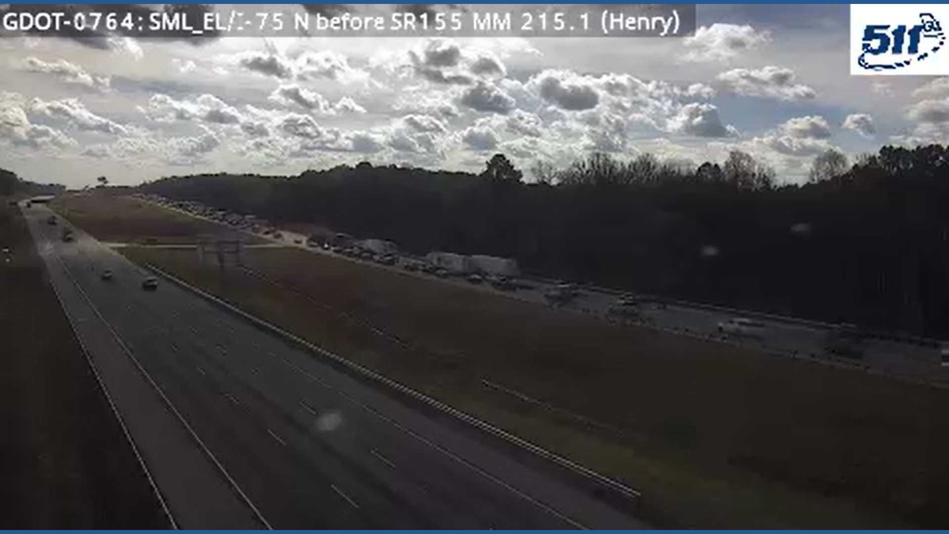 Lanes reopened, but traffic still somewhat heavy on I-75 north heading ...