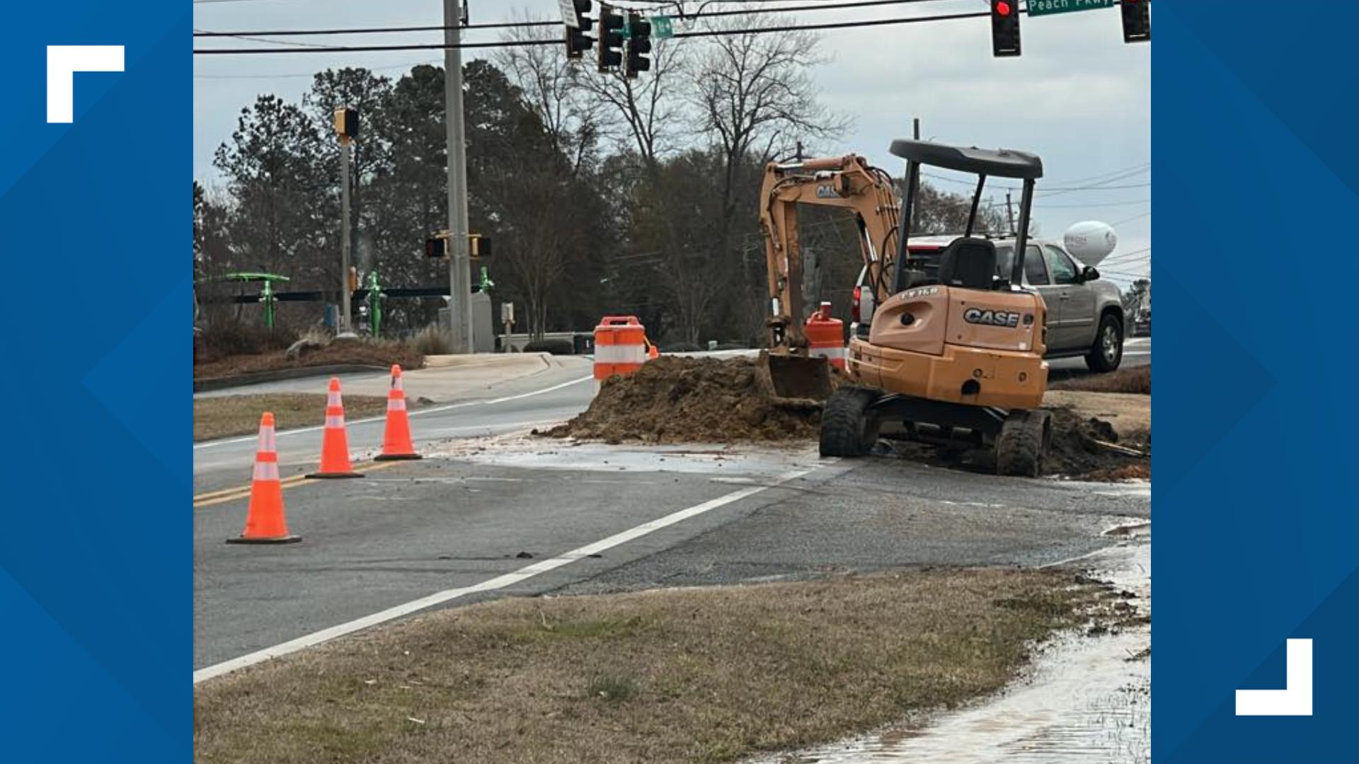 Water main break in Byron impacts travel, police department says ...