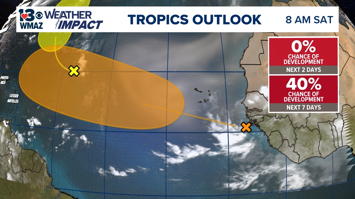 Chances increase for potential tropical development of a new tropical ...