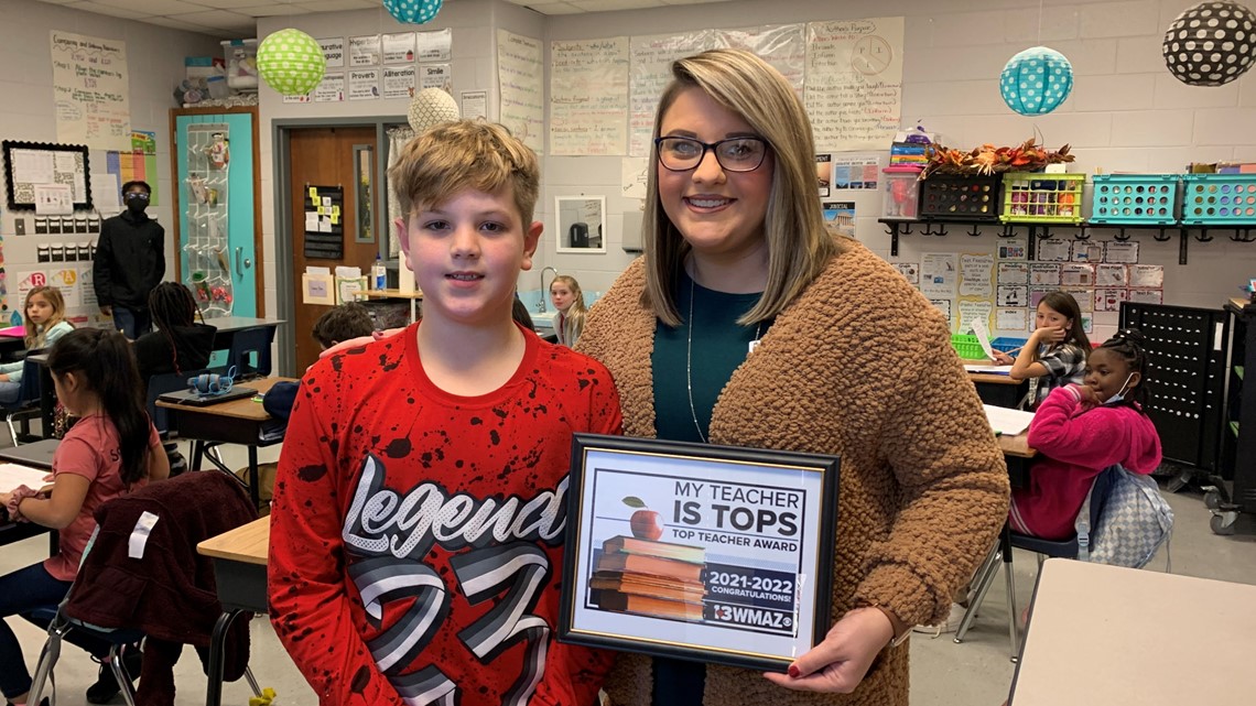 13WMAZ My Teacher is Tops: Hannah Roberts, Pulaski Elementary | 13wmaz.com