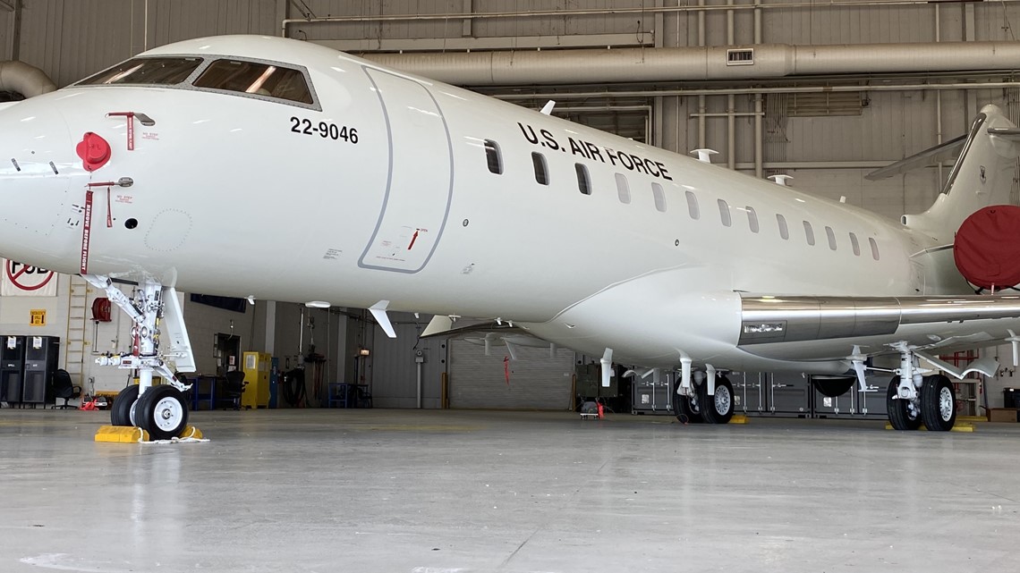 Meet the newest plane to land at Robins Air Force Base | 13wmaz.com