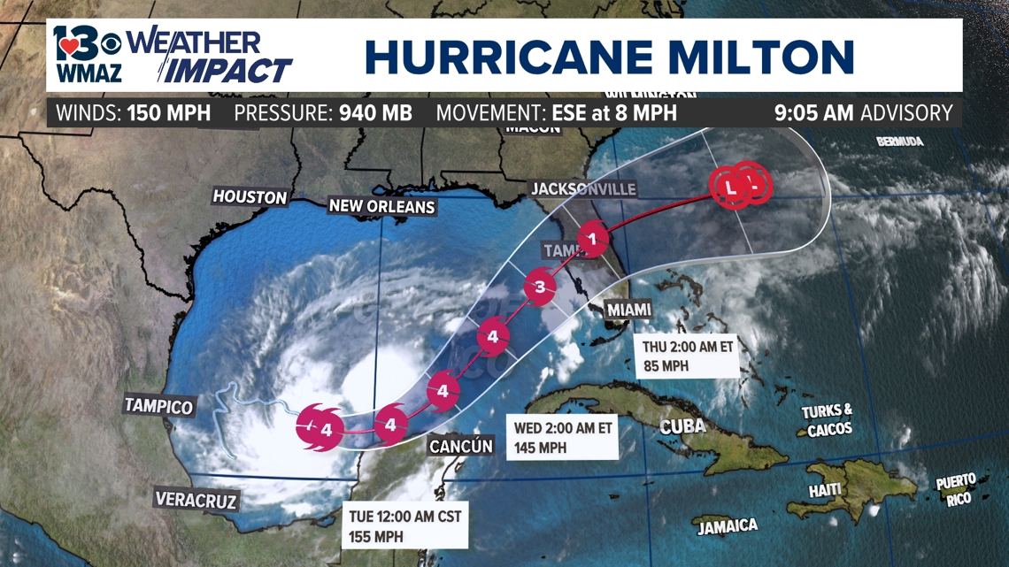 Tropics Update: Hurricane Milton has rapidly strengthened into a ...