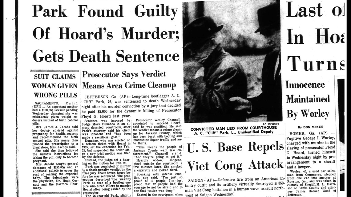 Georgia DA Floyd Hoard killed by Dixie Mafia in 1967 | 13wmaz.com