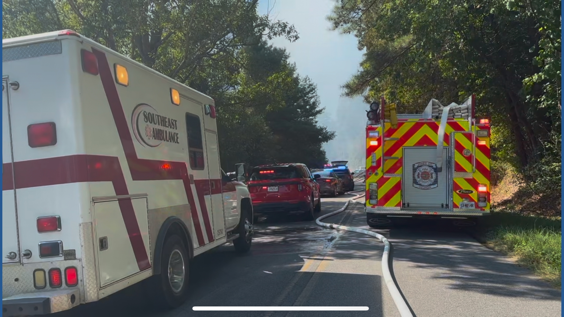 Jones County Fire responding to large house fire off Grisworldville ...