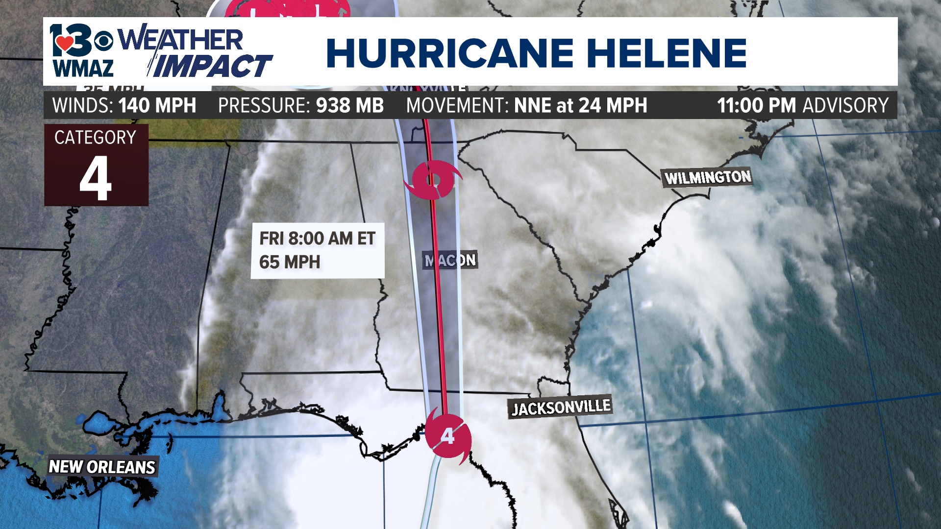 Hurricane Helene expected to form from Tropical Cyclone Nine | 13wmaz.com