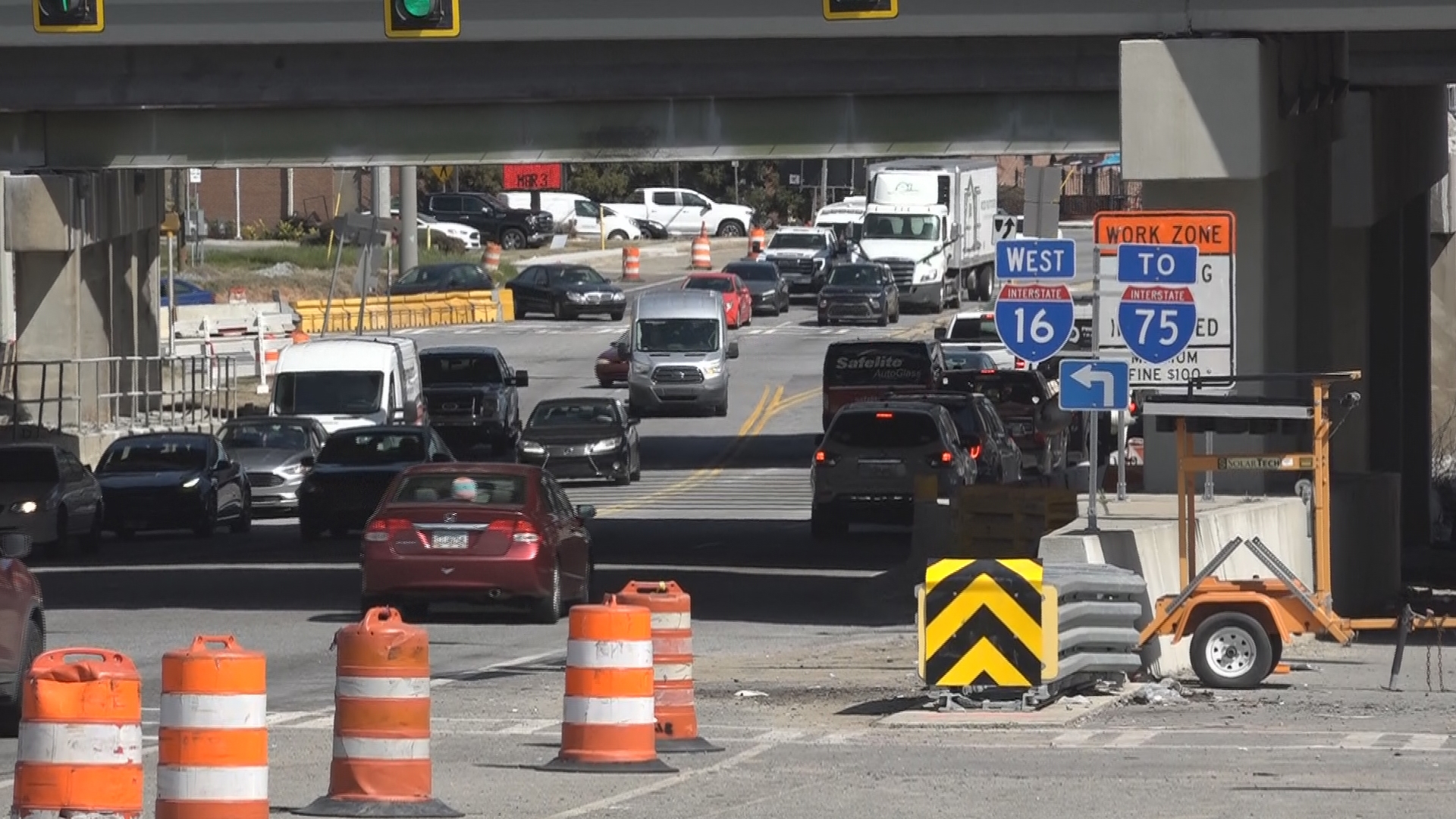 Spring Street on-ramp to I-16 Westbound in Macon expected to open by ...