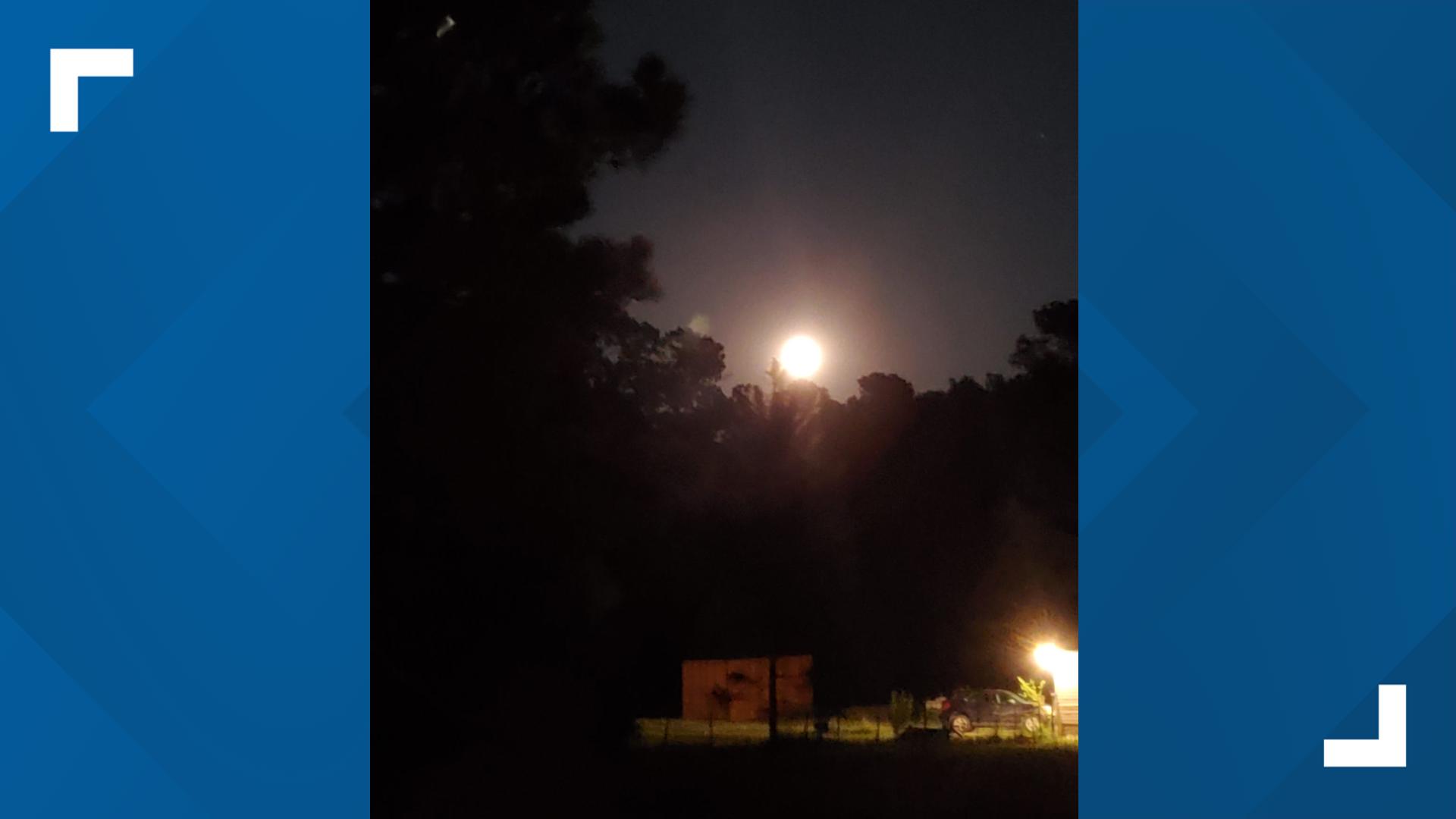 PHOTOS: The 'rare' Blue Supermoon over Central Georgia | 13wmaz.com