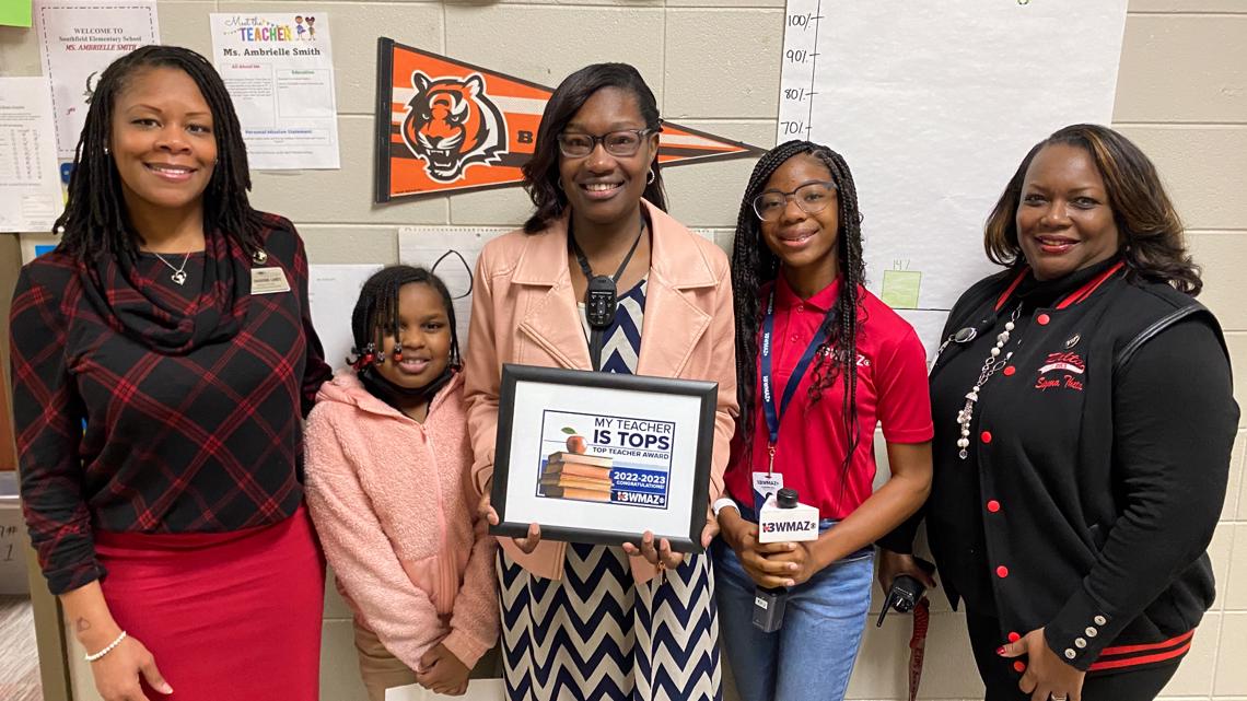 My Teacher is Tops: Mrs. Abrielle Smith | 13wmaz.com