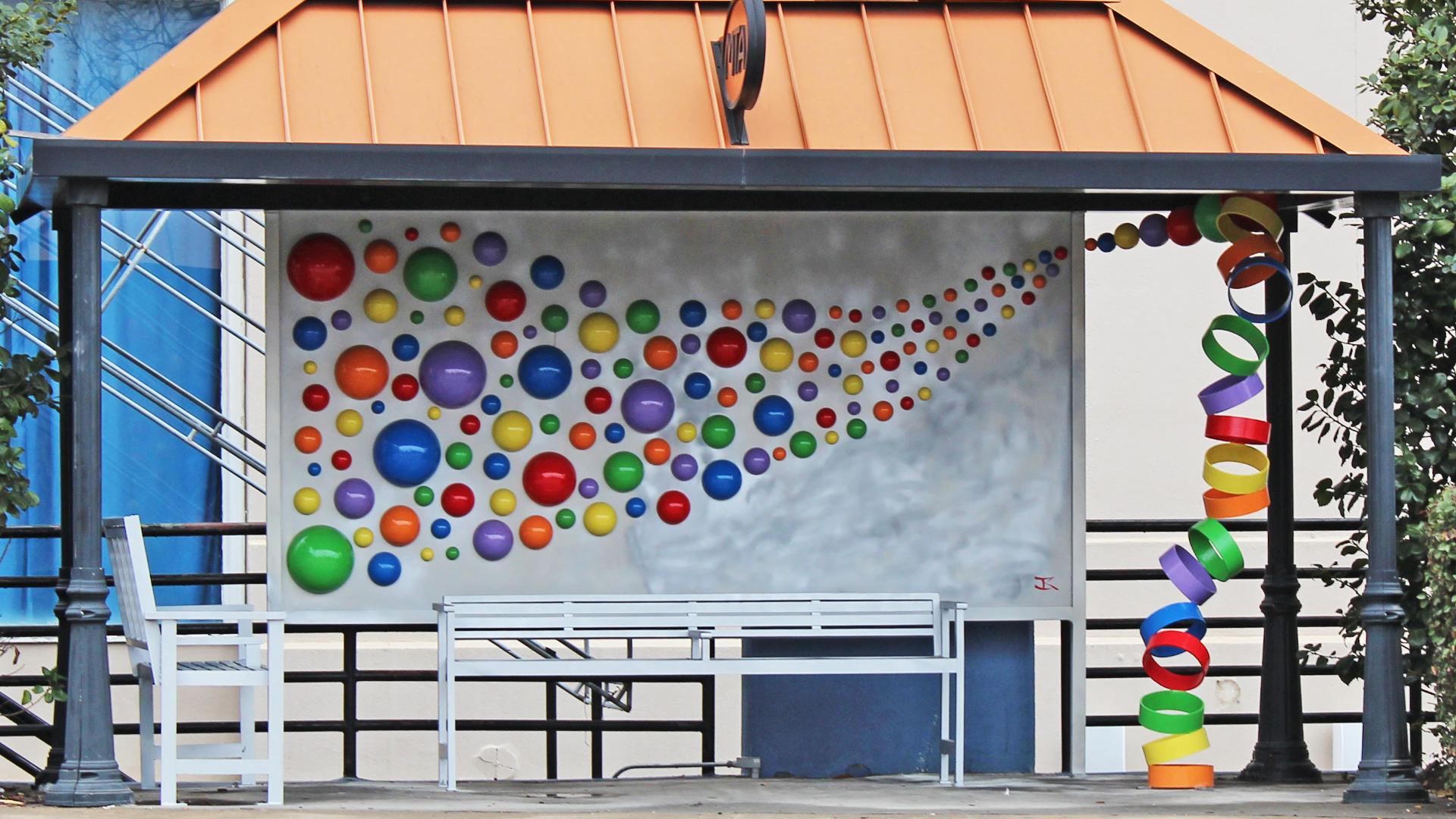 Macon Transit's 'ART STOP' vandalized — and they want answers | 13wmaz.com