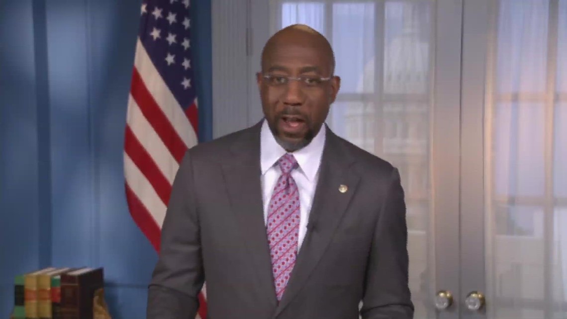Sen. Raphael Warnock speaks about importance of Robins AFB, its mission ...