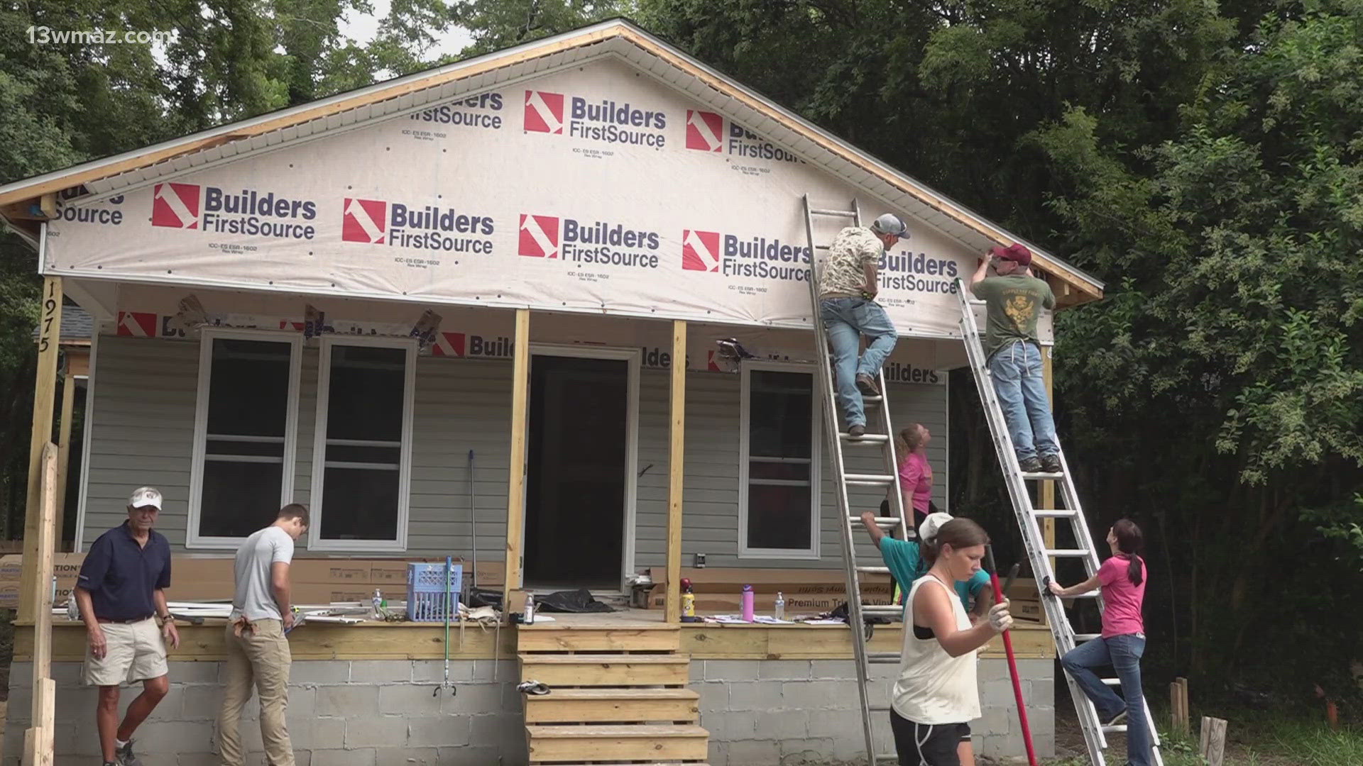 Volunteers build Habitat home to honor Josh Rogers in Macon | 13wmaz.com