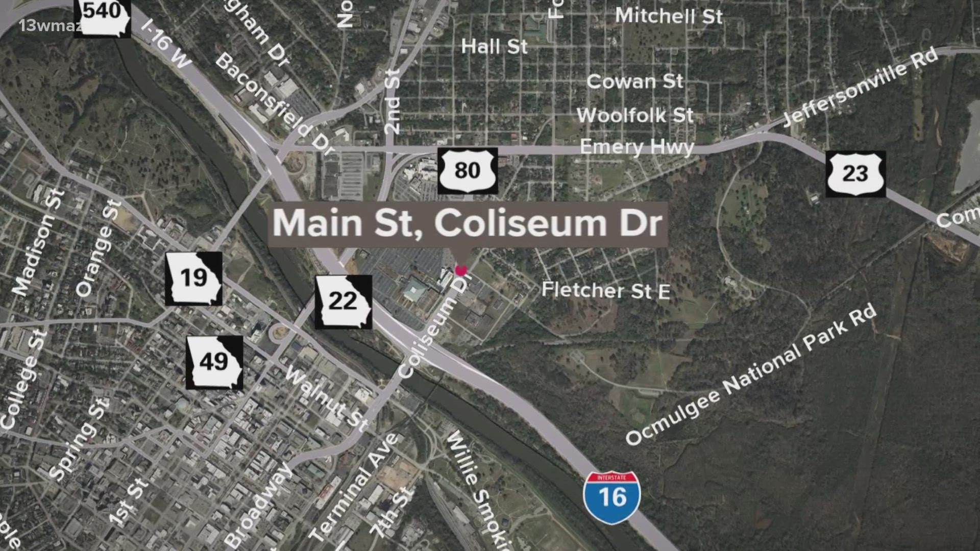 Northbound lanes on Coliseum Drive in East Macon closed after semi ...