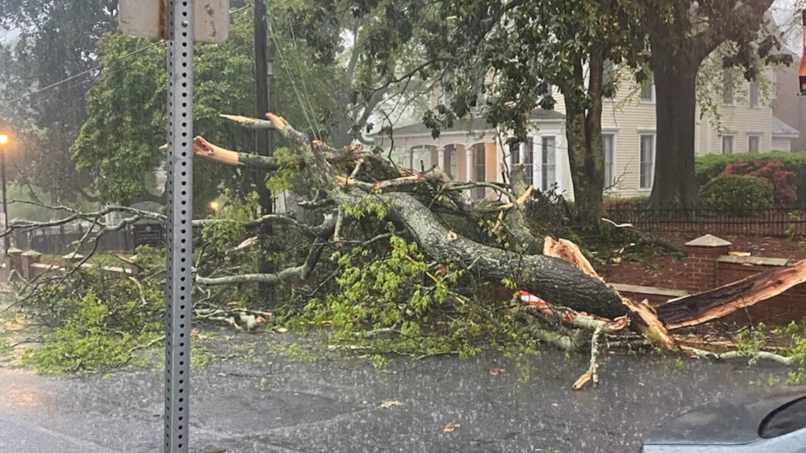 Road closures, storm damage and more in Central Georgia | 13wmaz.com