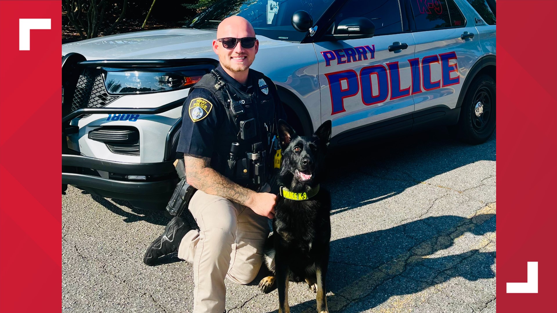 Extra Protection: Perry Police K9 gets donated protective vest | 13wmaz.com