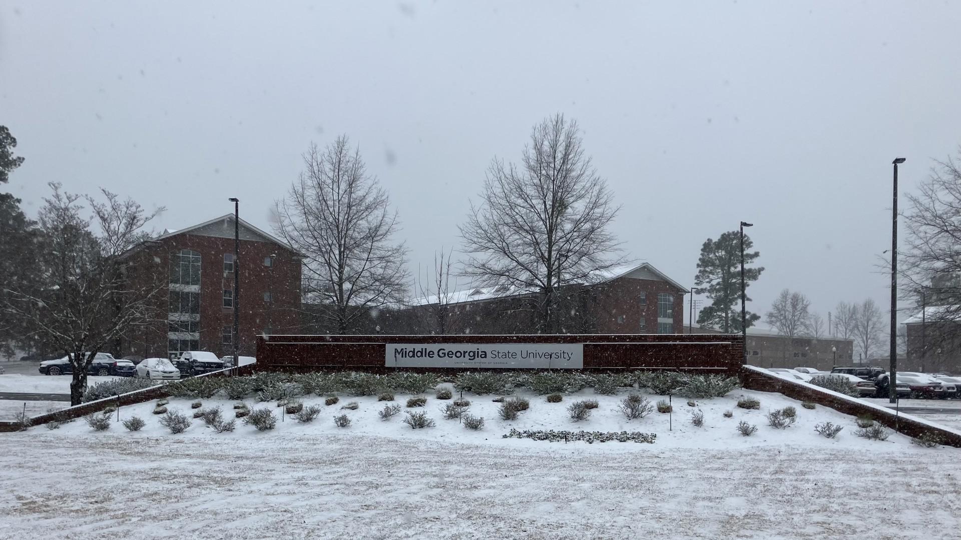 PHOTOS: Snowstorm hits Central Georgia, offering beautiful winter ...