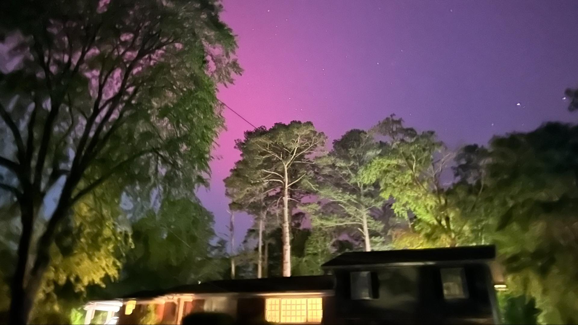 PHOTOS: Northern Lights seen across Central Georgia | 13wmaz.com