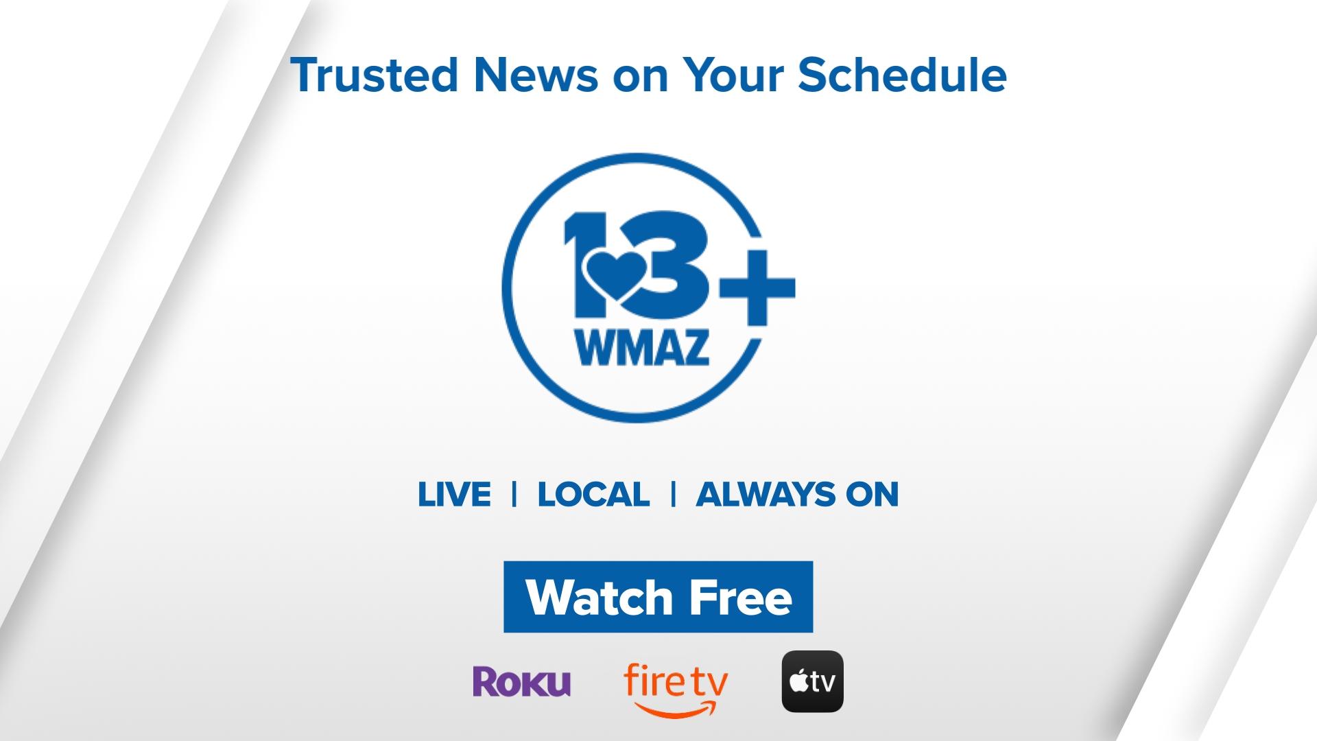 How to watch 13WMAZ+ on streaming platforms | 13wmaz.com