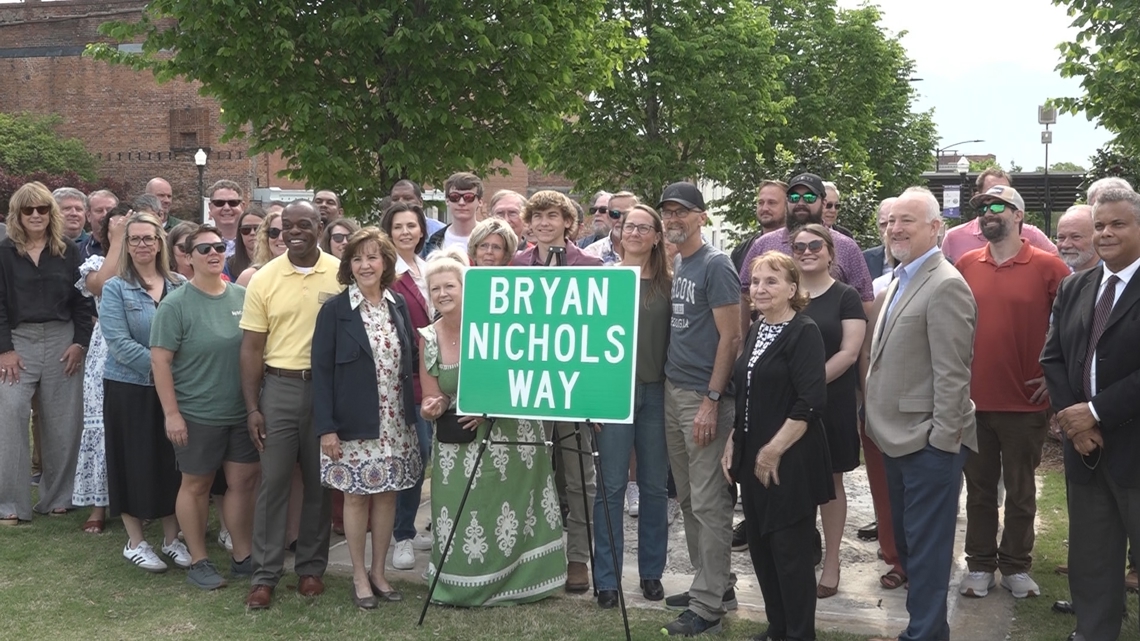 Bryan Nichols honored with street name in Macon | 13wmaz.com
