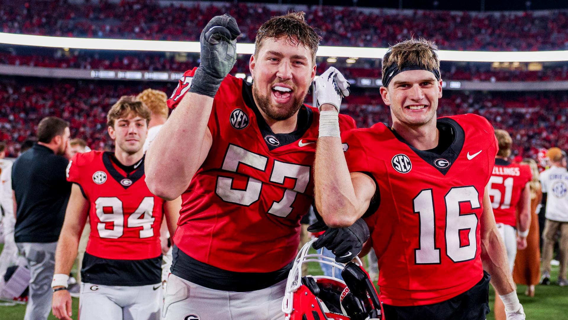 Former Georgia offensive tackle Monroe Freeling drafted 19th overall to ...
