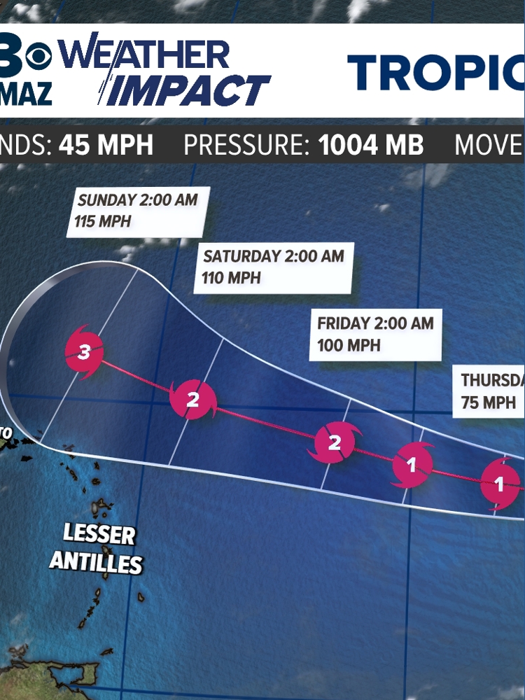 Tracking the tropics: Tropical Storm Erin forms in the eastern Atlantic ...