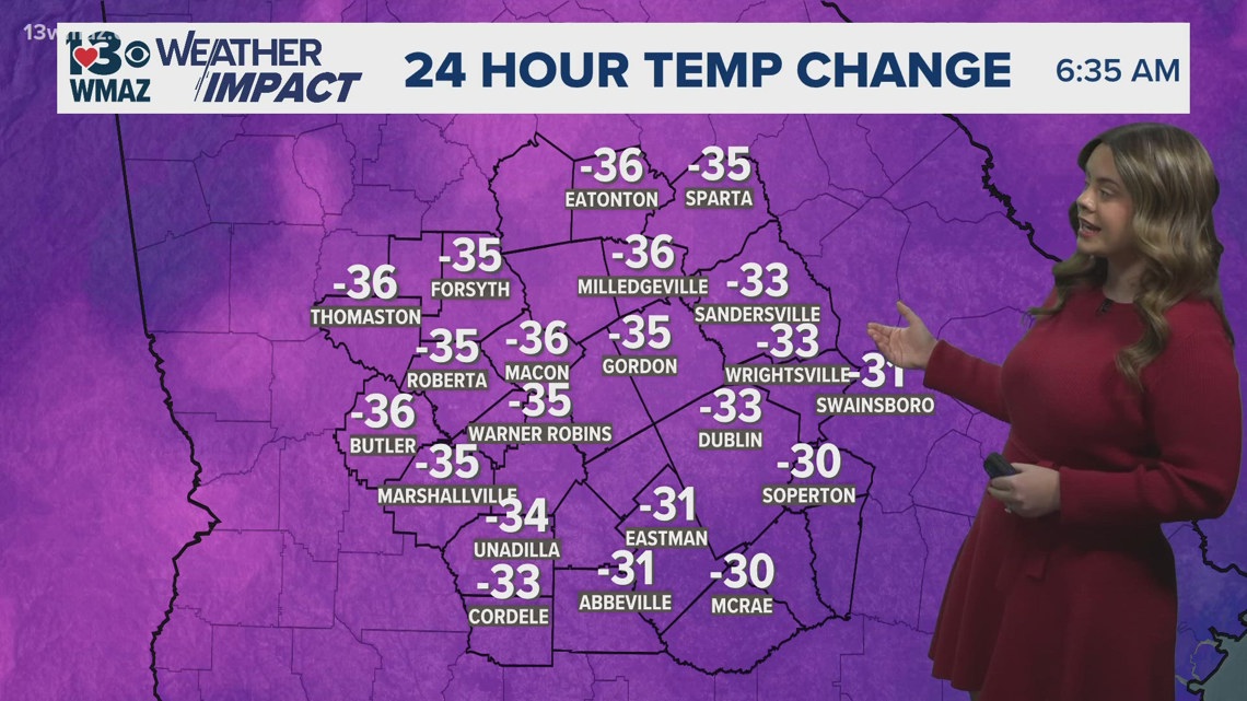 Cold, breezy, and clear today (Local Weather Update 12/30/25) | 13wmaz.com