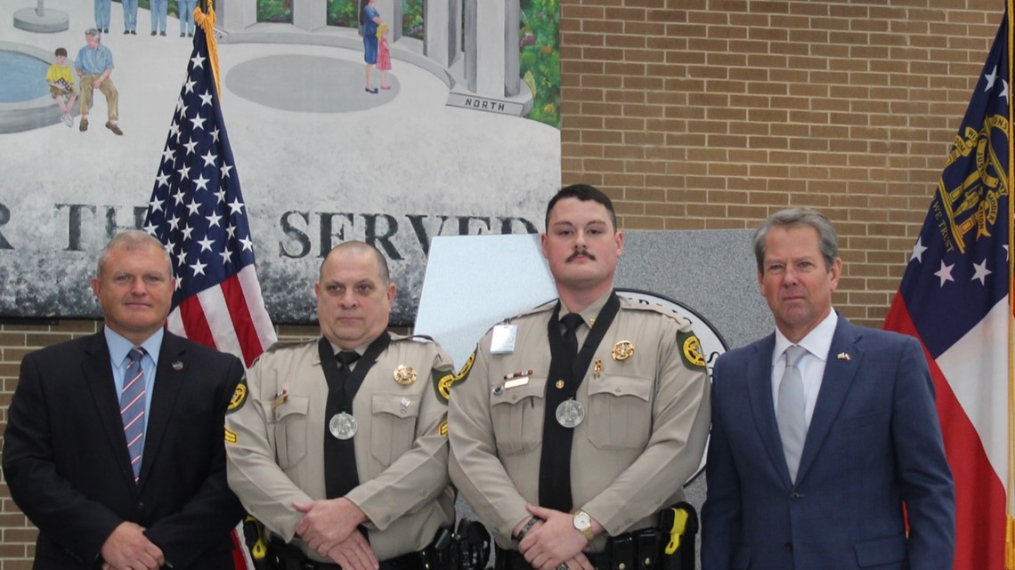 Deputies receive GA heroism award for mass shooting response | 13wmaz.com