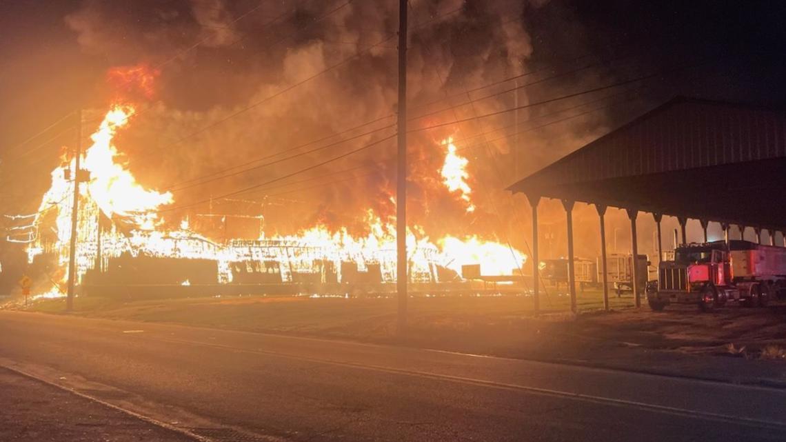 Fire crews respond to hay fire in Dublin | 13wmaz.com